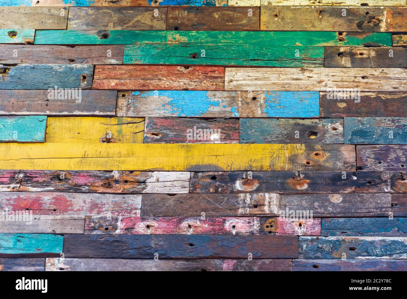 Recycle Salvaged Wood Planks and Reuse Material Stock Photo - Alamy