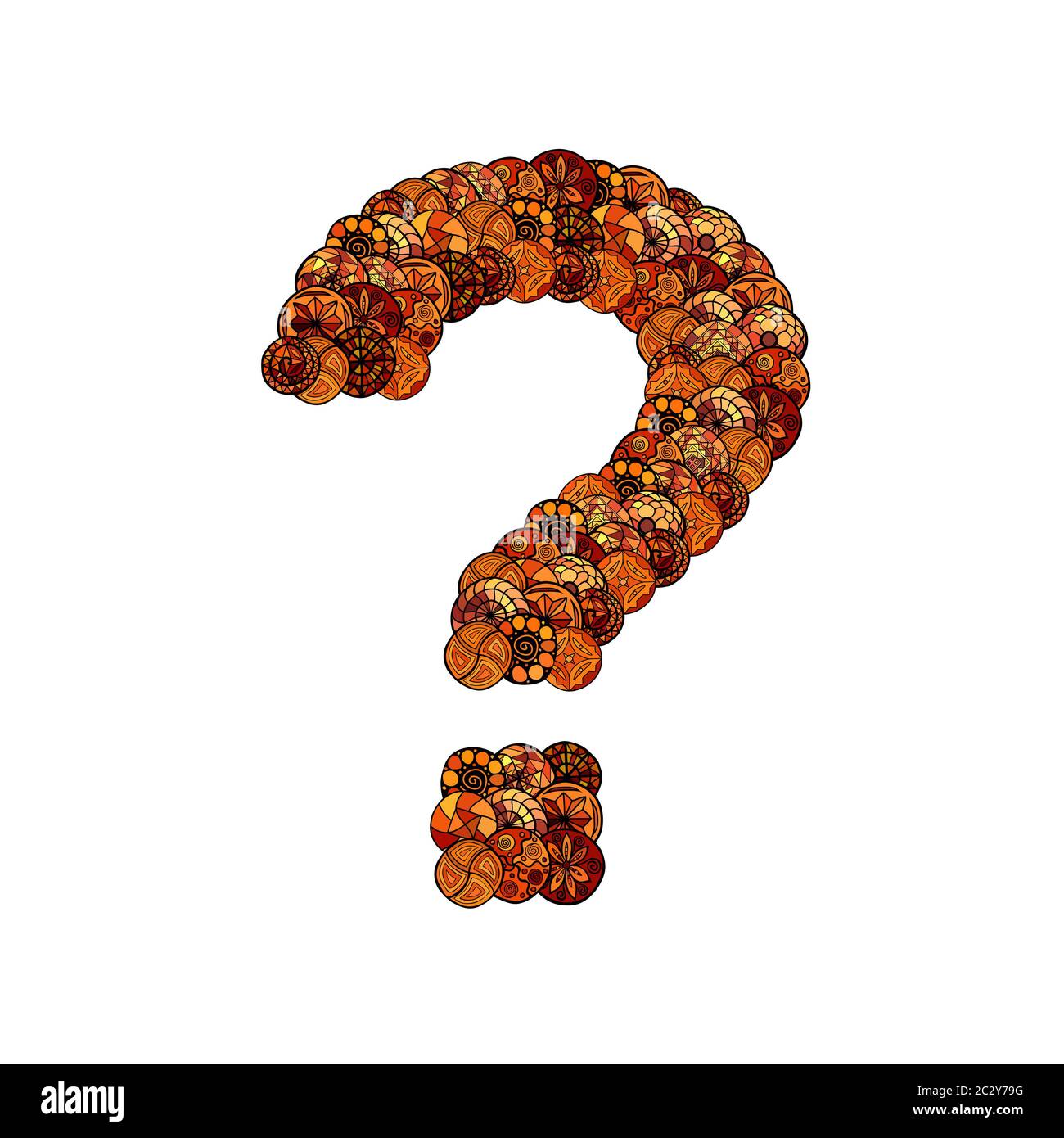 Ornate question mark Cut Out Stock Images & Pictures - Alamy