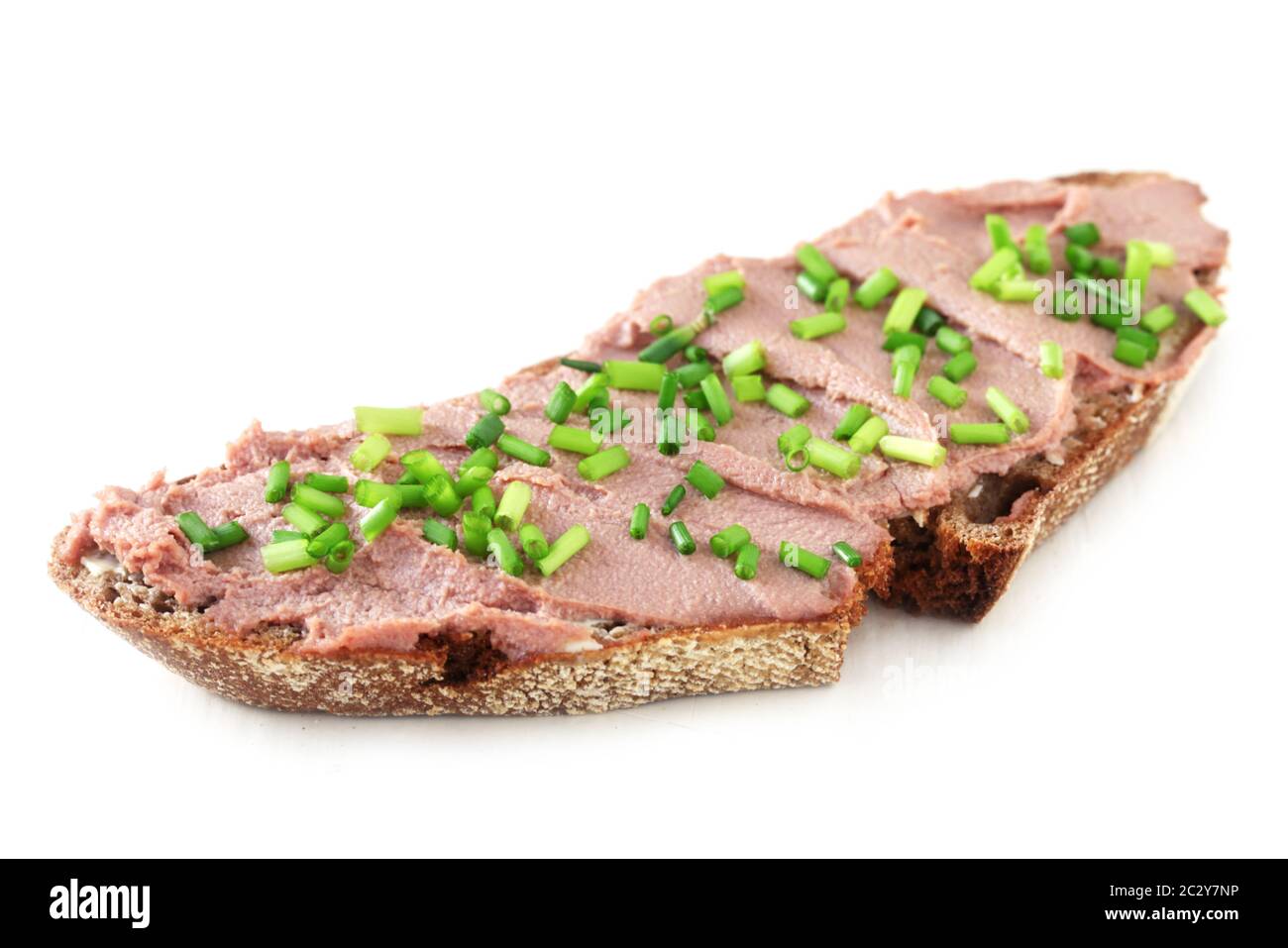 Bread With Leberwurst Stock Photo - Alamy