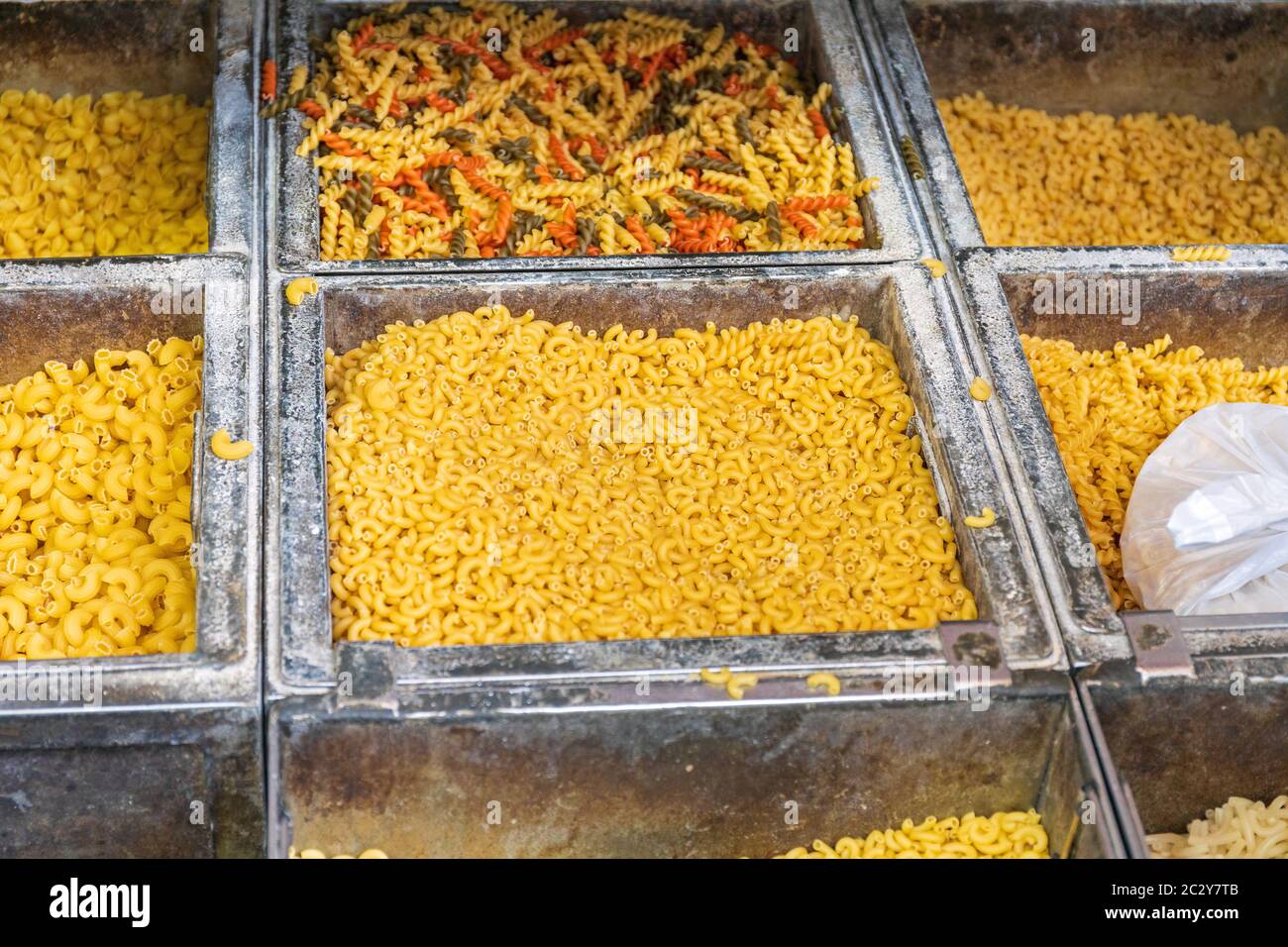 Selection of dried food in boxes hi-res stock photography and images ...