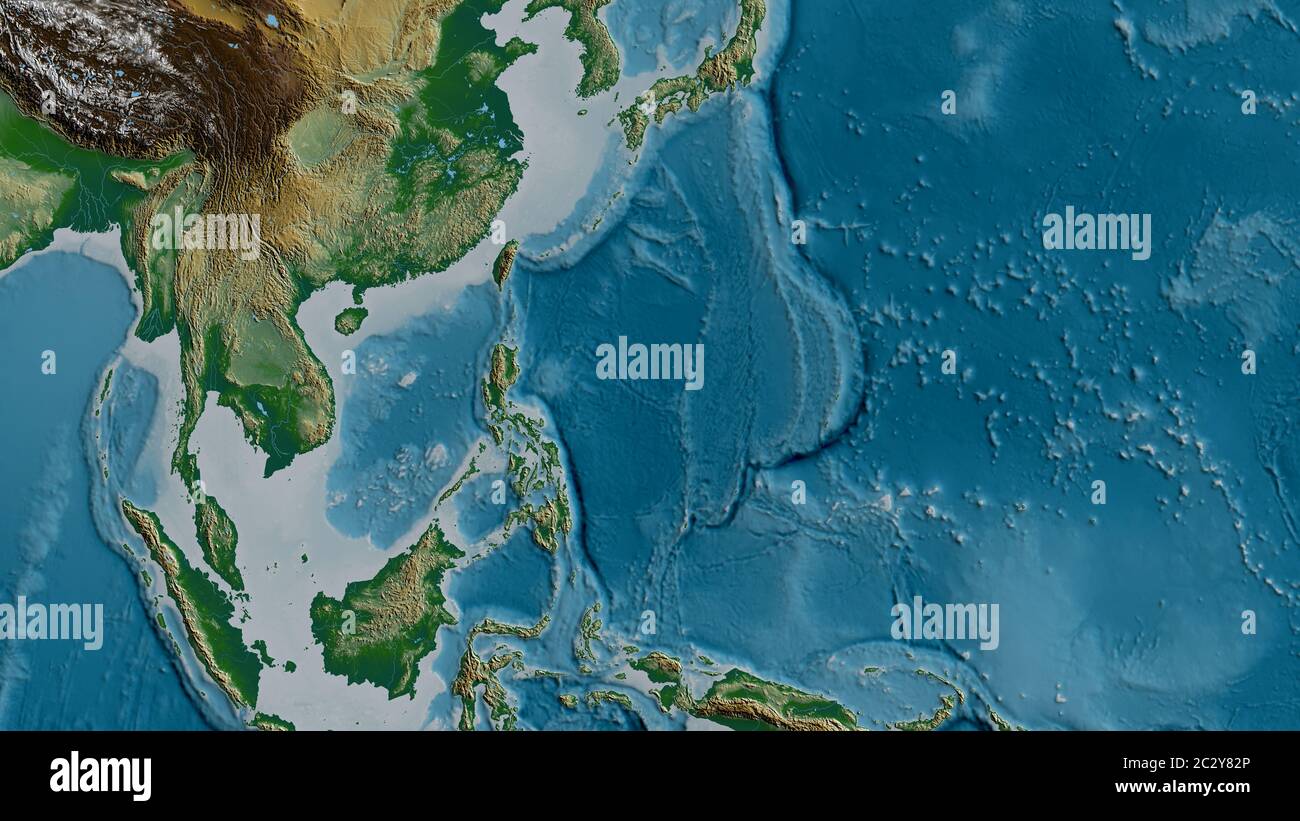Philippines Physical Map