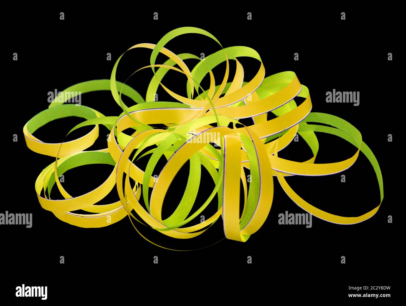 Black streamer isolated hi-res stock photography and images - Alamy