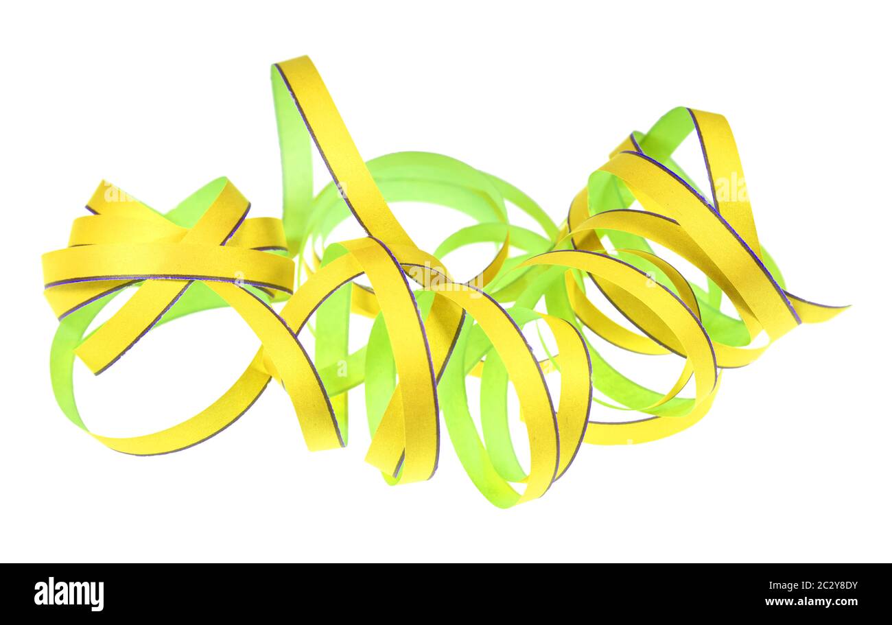 White streamer Cut Out Stock Images & Pictures - Alamy