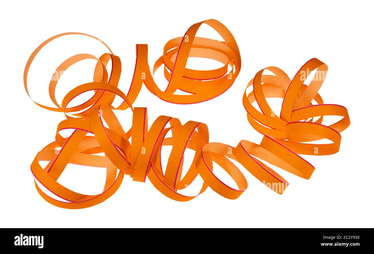 White streamer Cut Out Stock Images & Pictures - Alamy