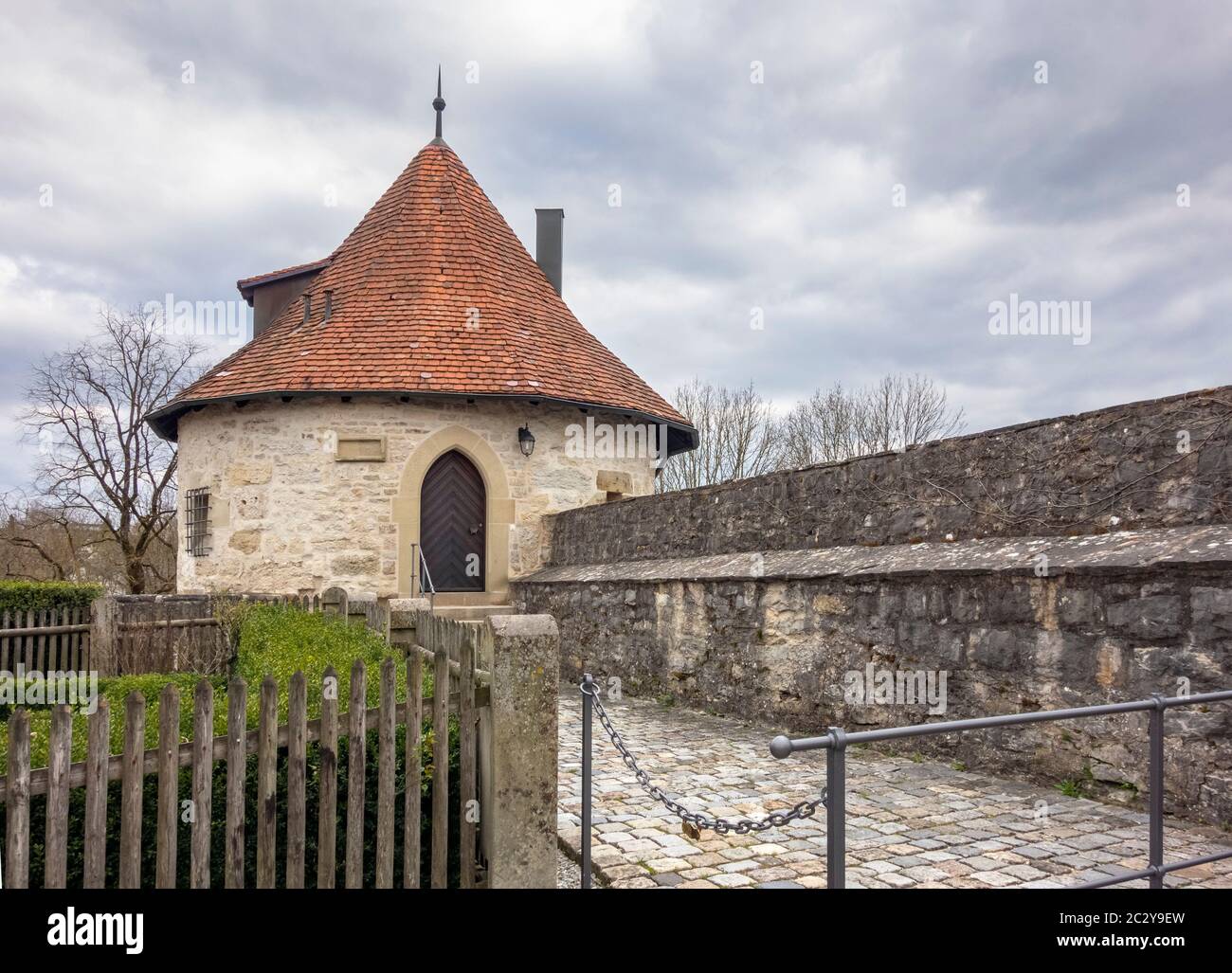 Impression of a idyllic town named Vellberg in Southern Germany Stock ...