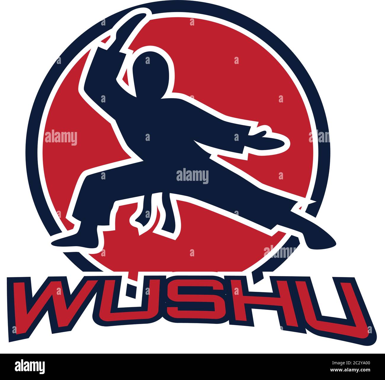 Wushu iconaction Stock Vector Images - Alamy