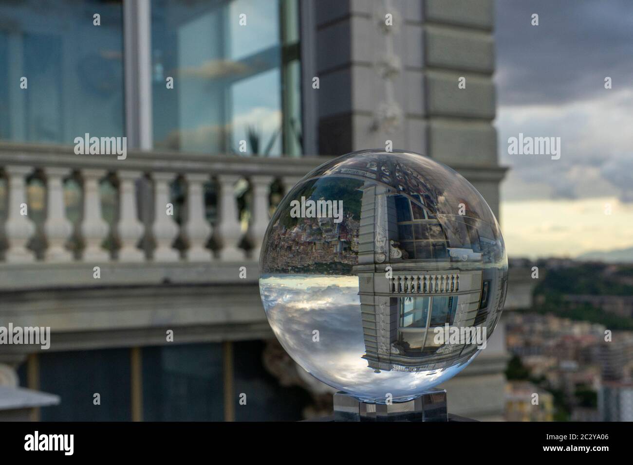 image of a building in a ball Stock Photo - Alamy