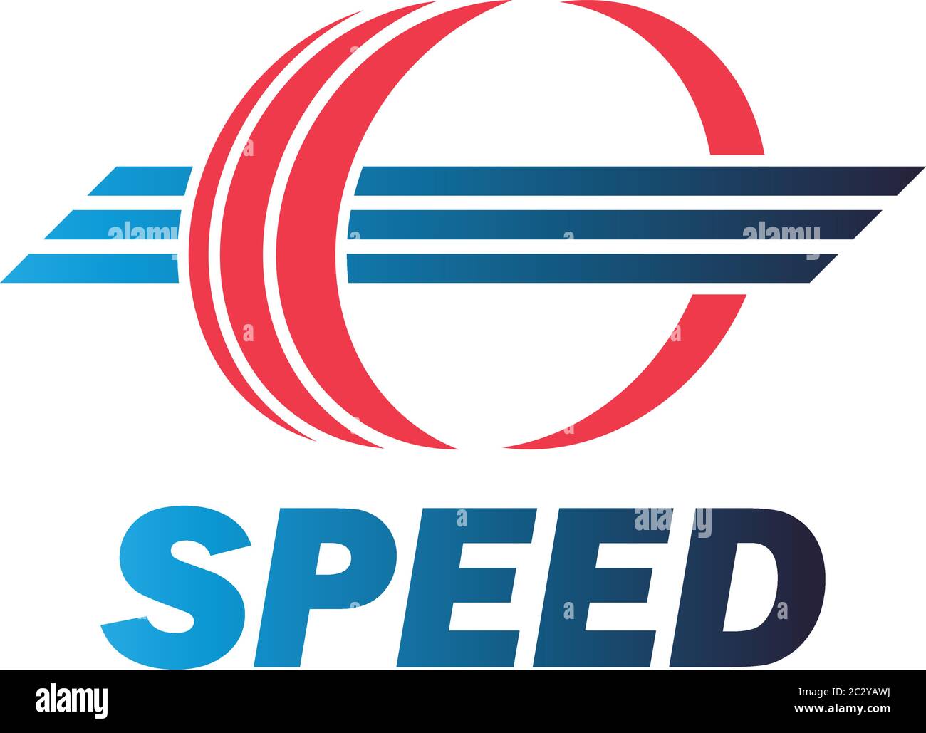 speed logo for internet or auto company. vector illustration Stock ...