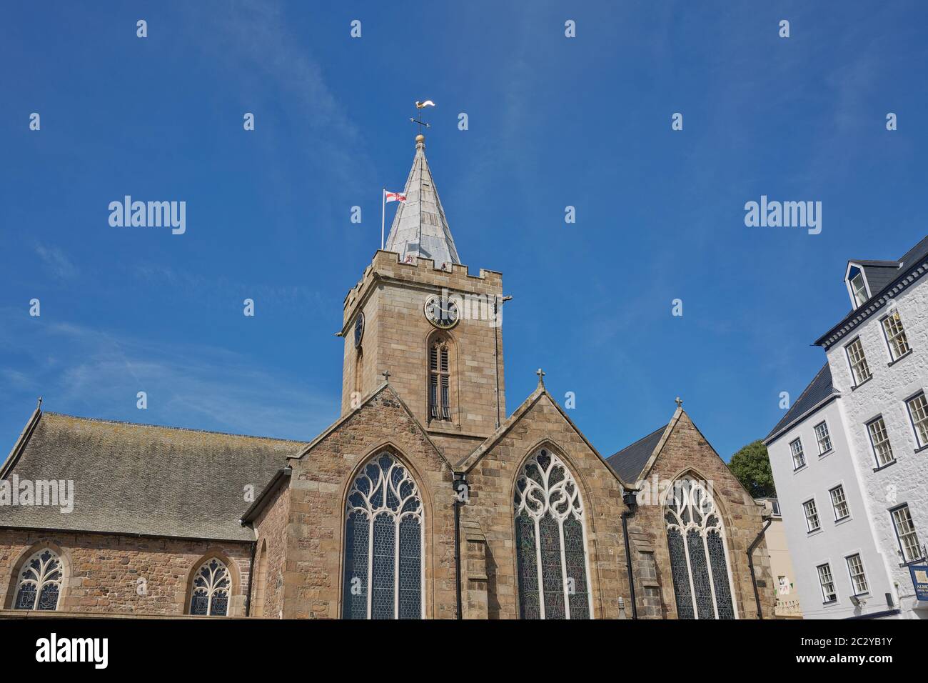 The Town Church is also known as the Parish Church of St Peter Port in ...