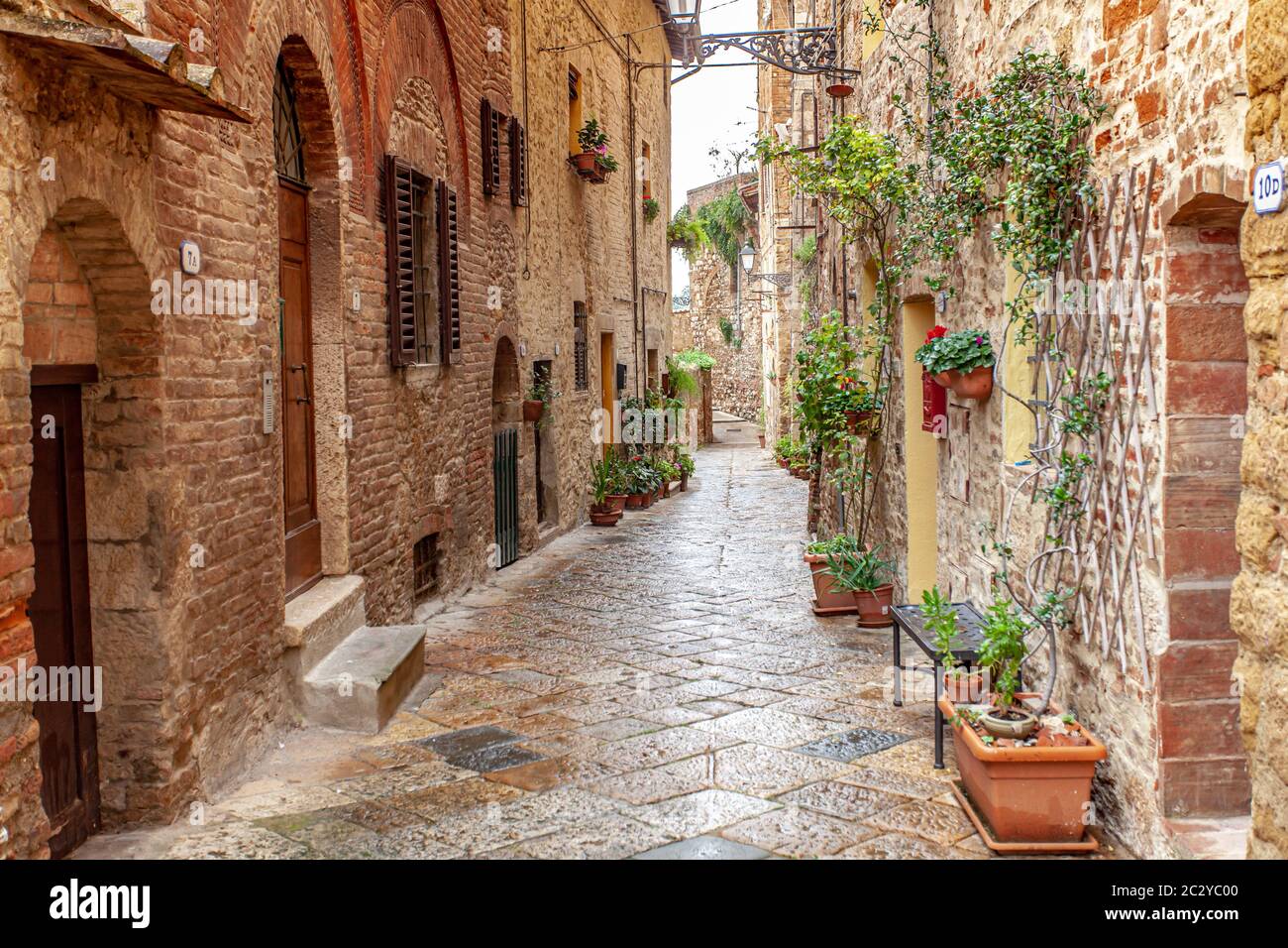 Volterra mediaeval village hi-res stock photography and images - Alamy