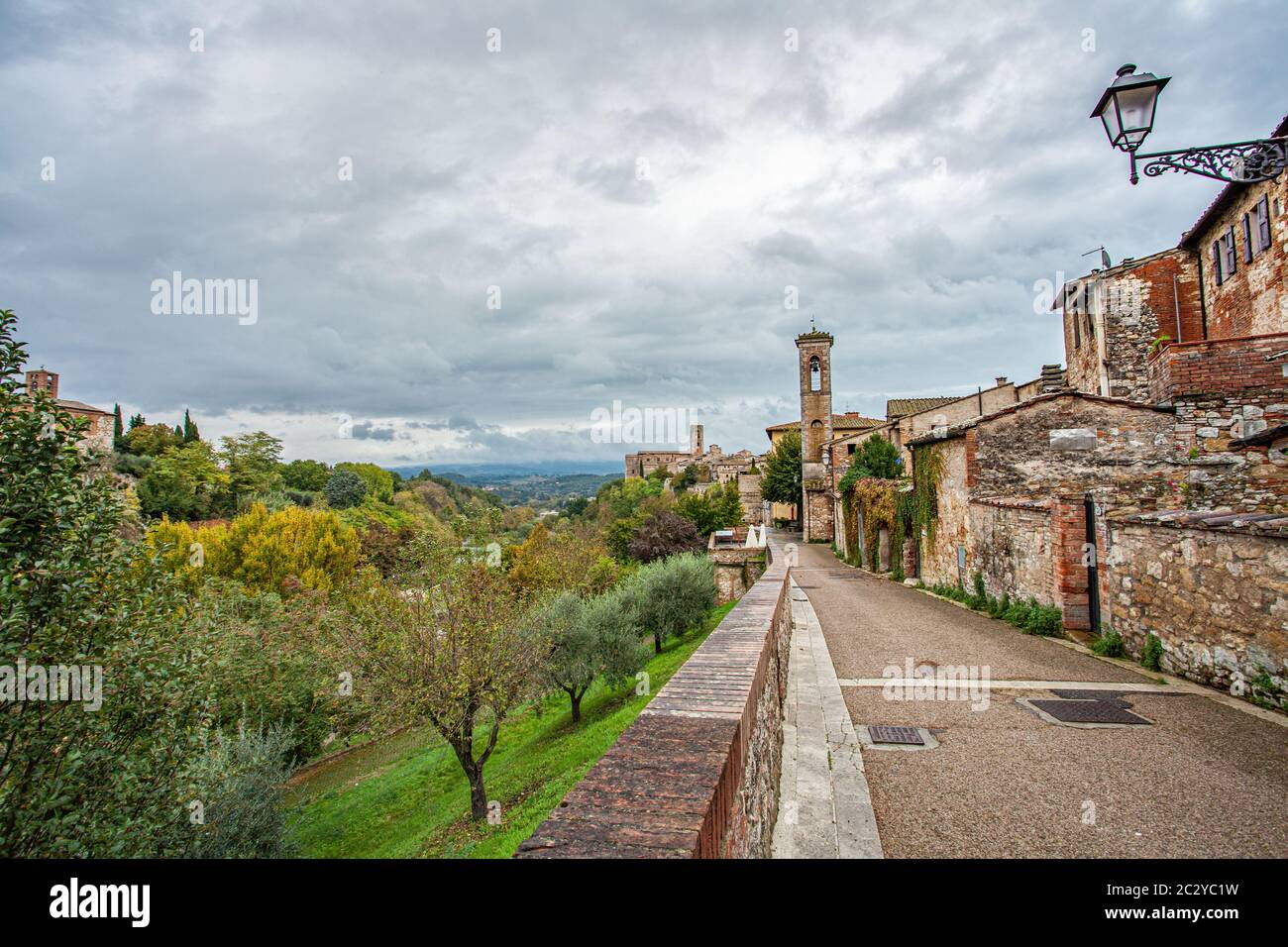 Volterra medieval town in Tuscany traditonal Architecture Italy Stock ...