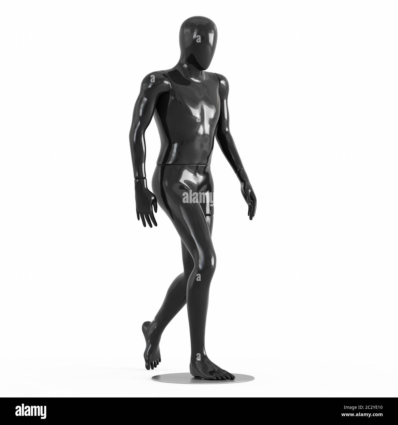 3d face step by step Cut Out Stock Images & Pictures - Alamy