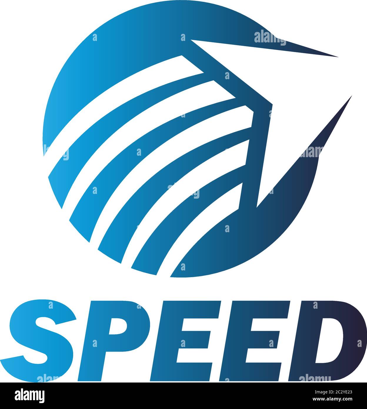 speed logo for internet or auto company. vector illustration Stock ...