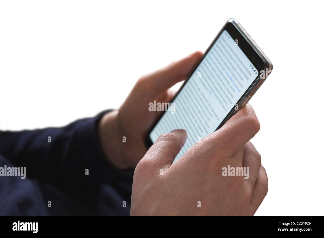 Person reading scroll hi-res stock photography and images - Alamy