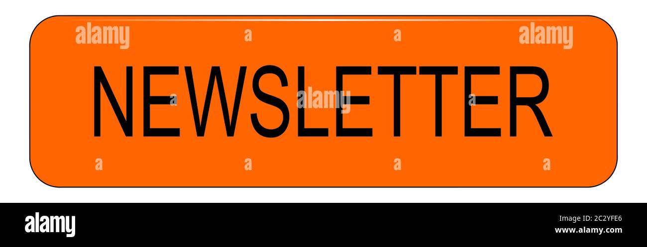 Newsletter Button on white backround â€“ illustration Stock Photo - Alamy