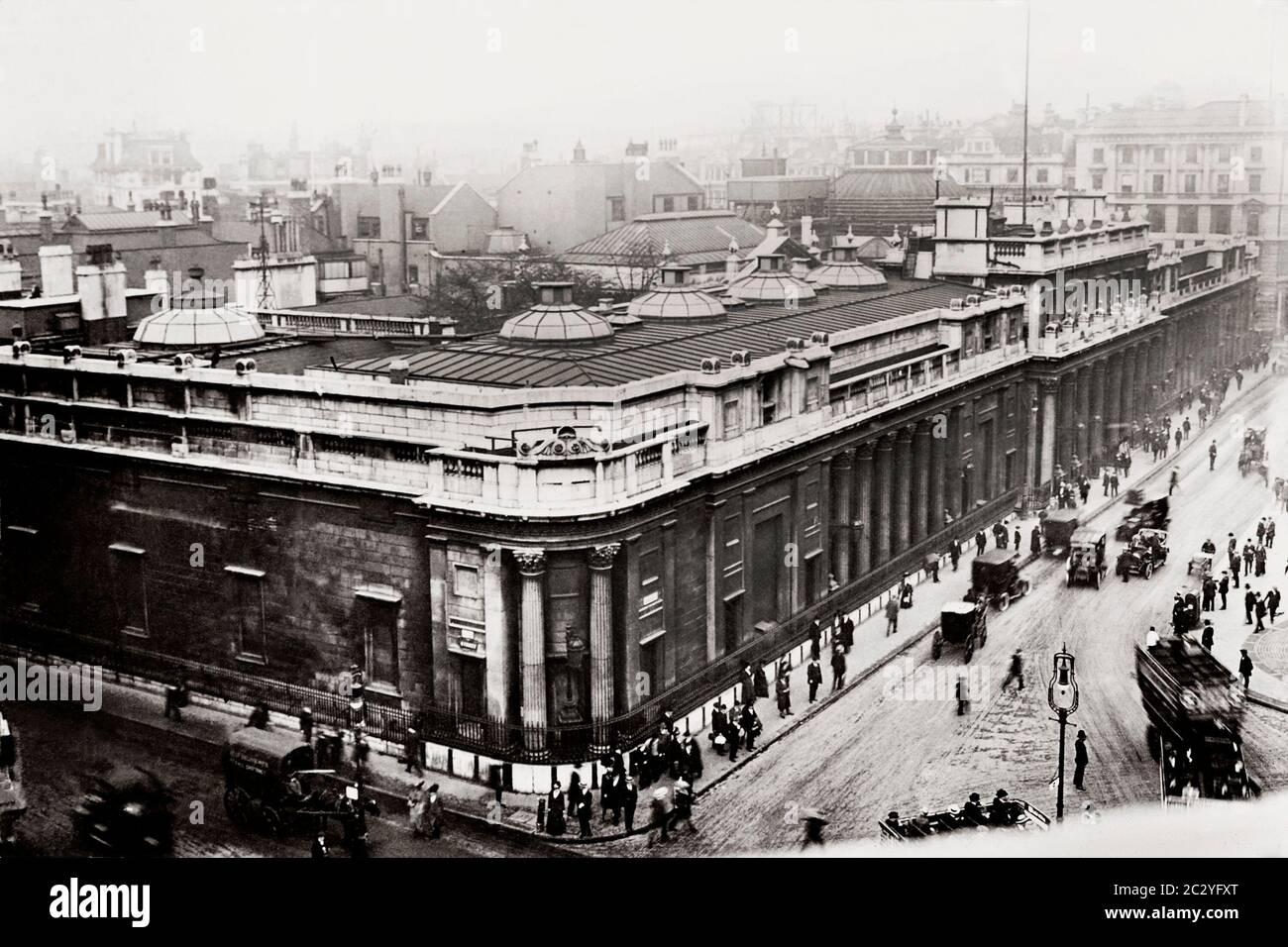 Historical Britain, English city streets and landscapes circa 1900 ...