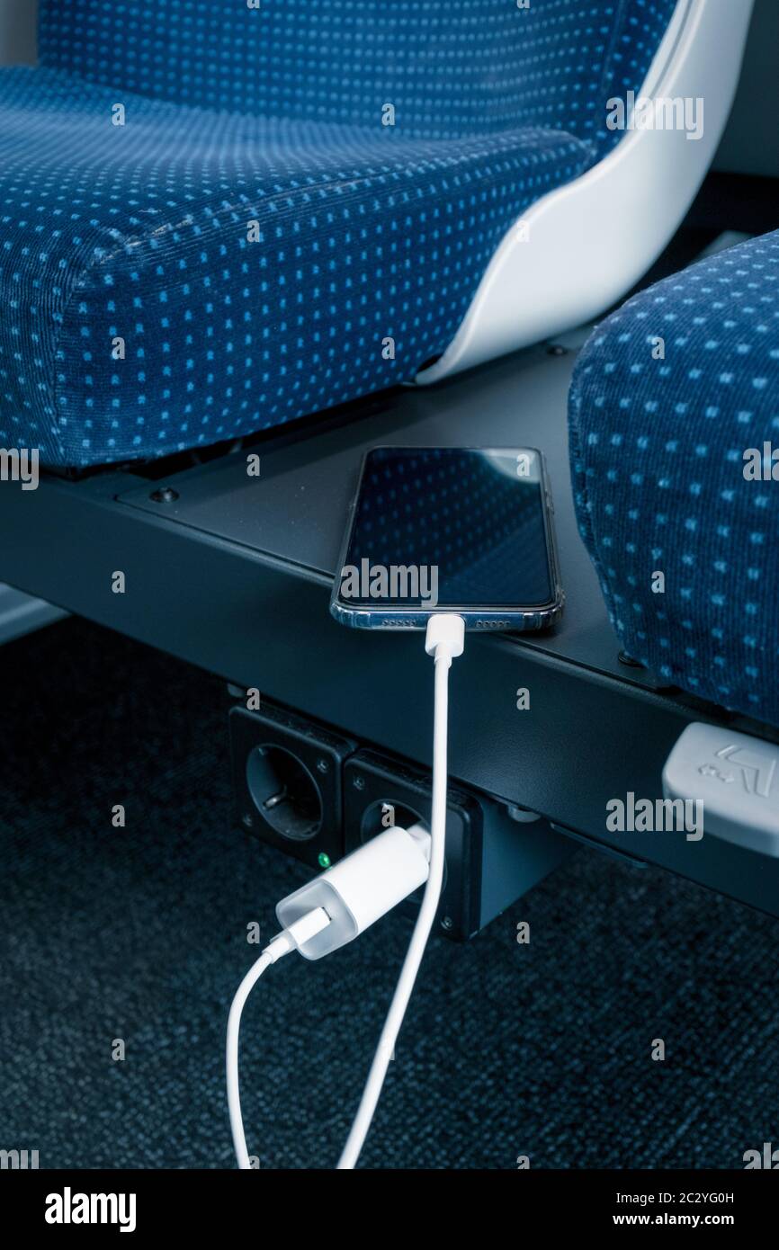 Electric plug train hi-res stock photography and images - Alamy
