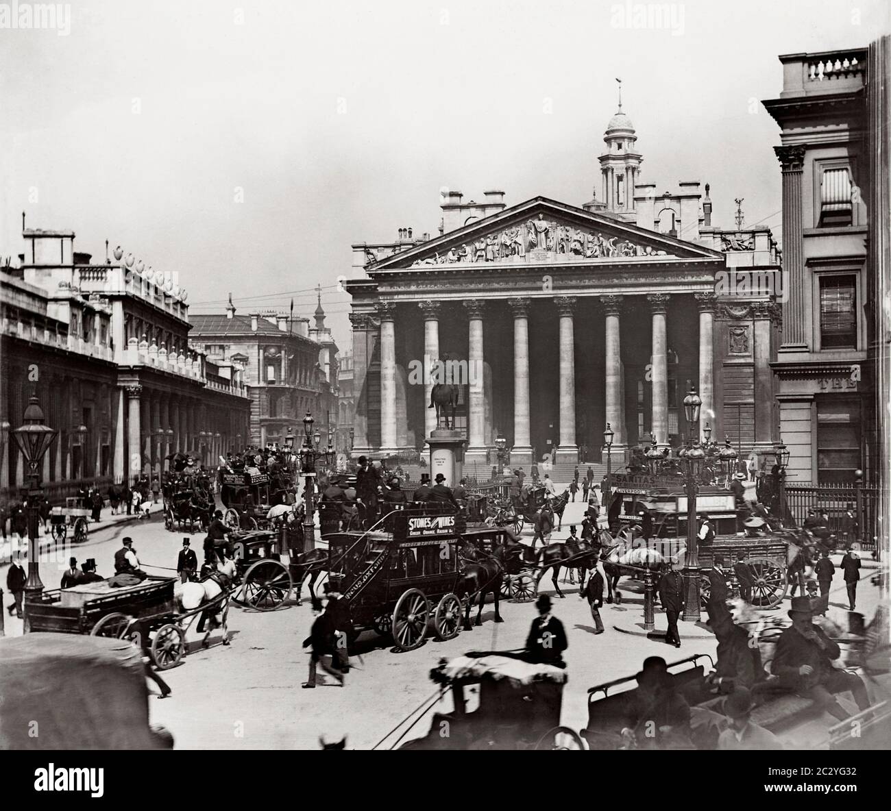 Historical Britain, English city streets and landscapes circa 1900 ...