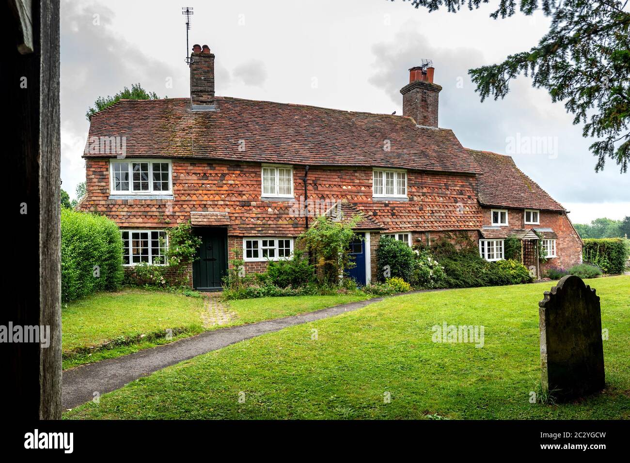 General view in the village of Cuckfield in Sussex Stock Photo - Alamy