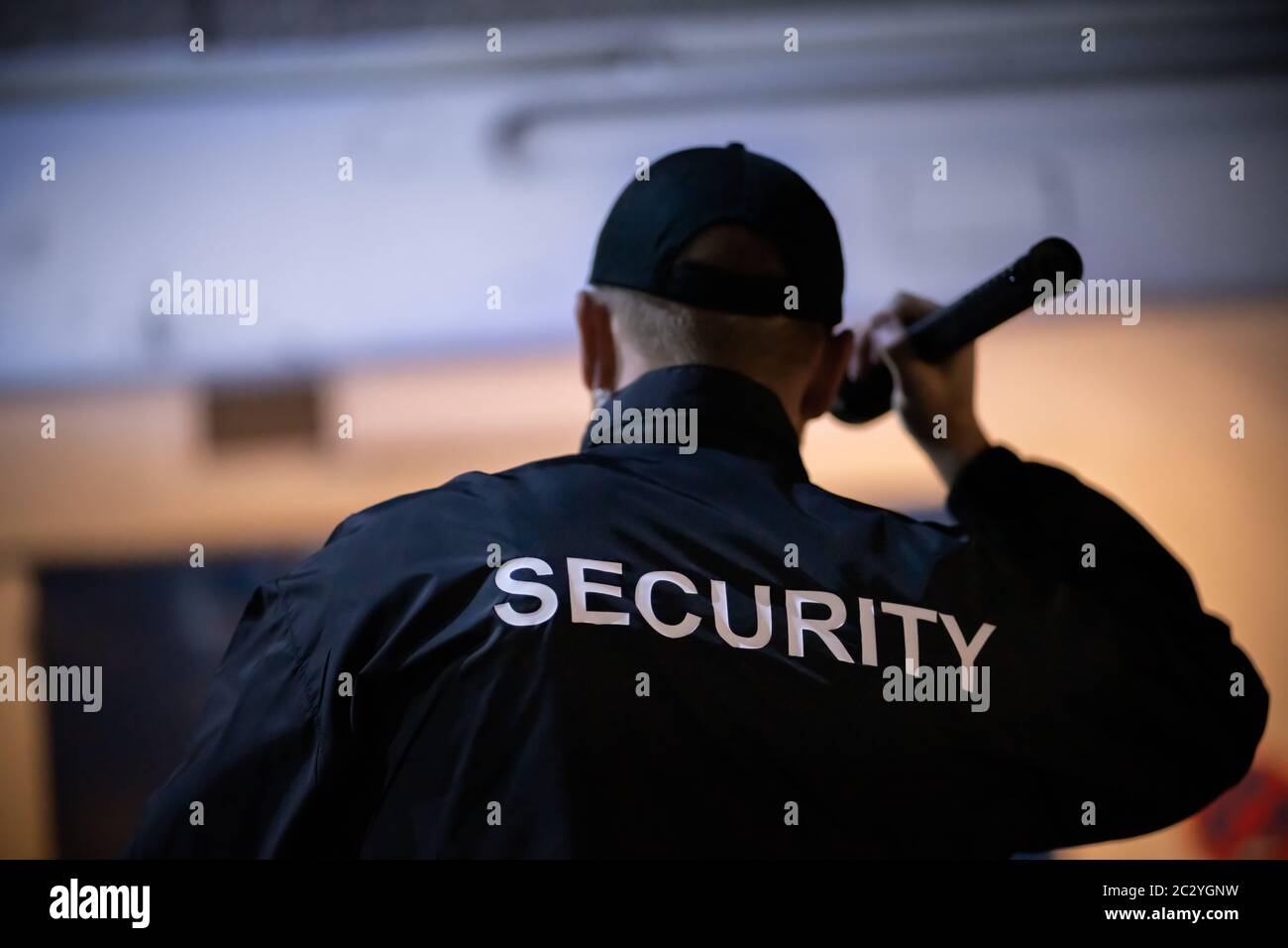Security night guard at perimeter hi-res stock photography and images ...