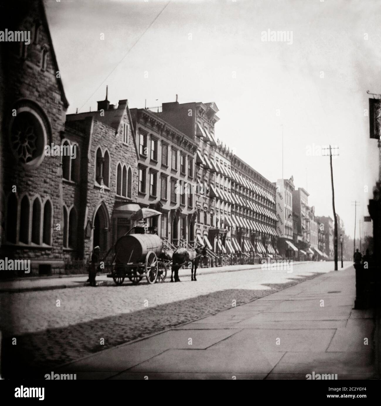 Historical Britain, English city streets and landscapes circa 1900 ...