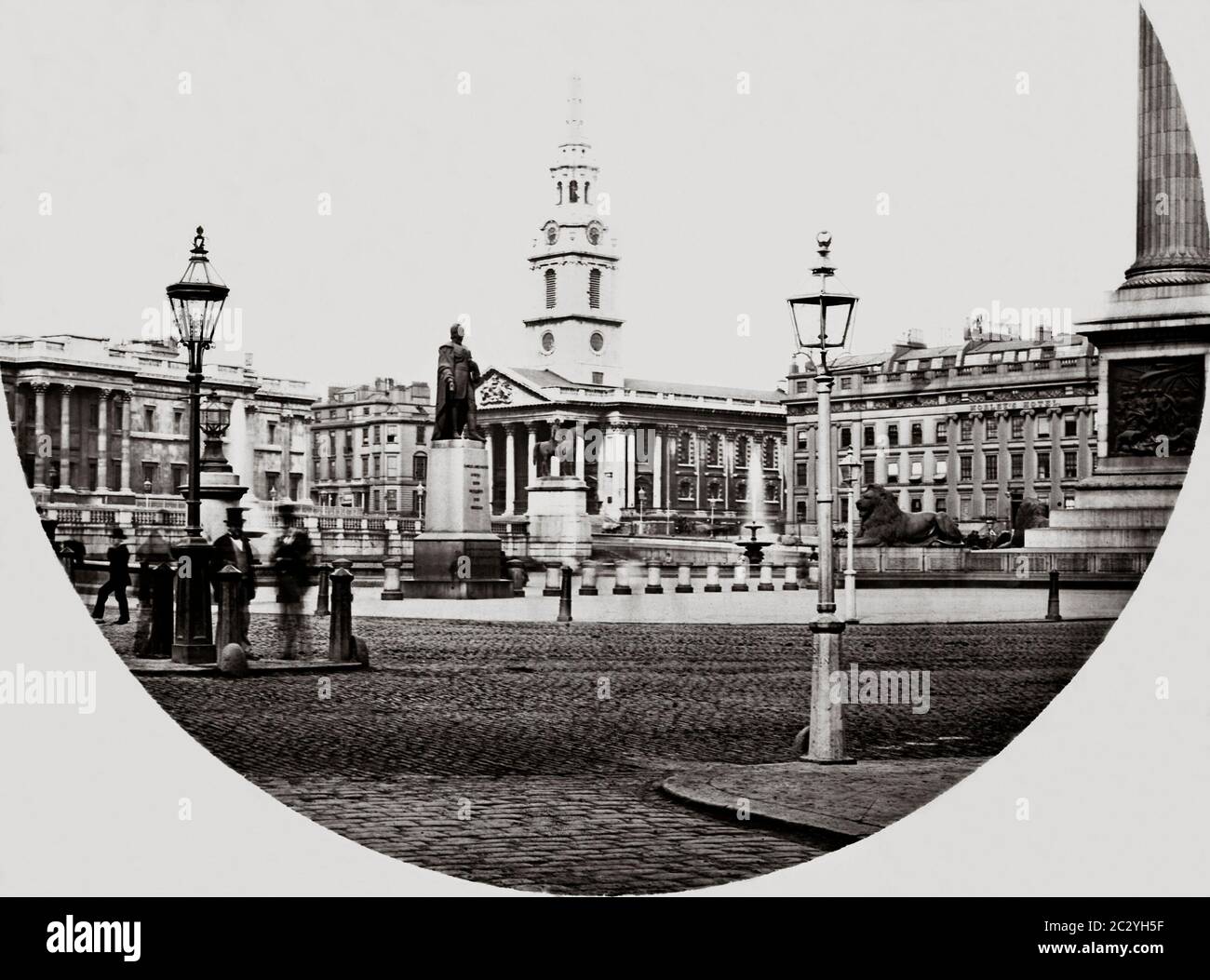 Historical Britain, English city streets and landscapes circa 1900 ...