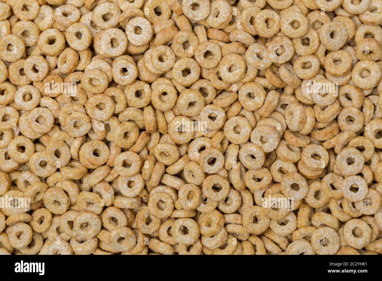 Oat rings macro detail background Stock Photo - Alamy