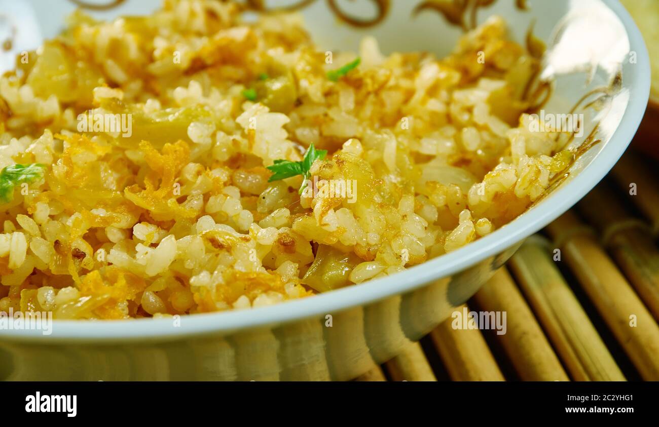 Ghanaian Fried rice Stock Photo - Alamy