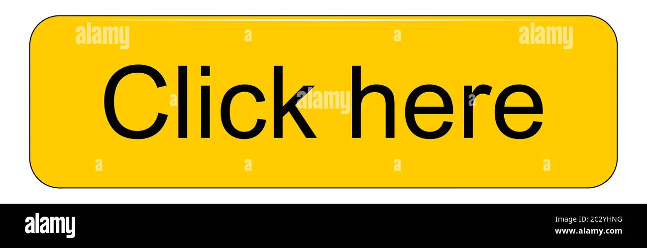 yellow Click here Button on white backround â€“ illustration Stock ...