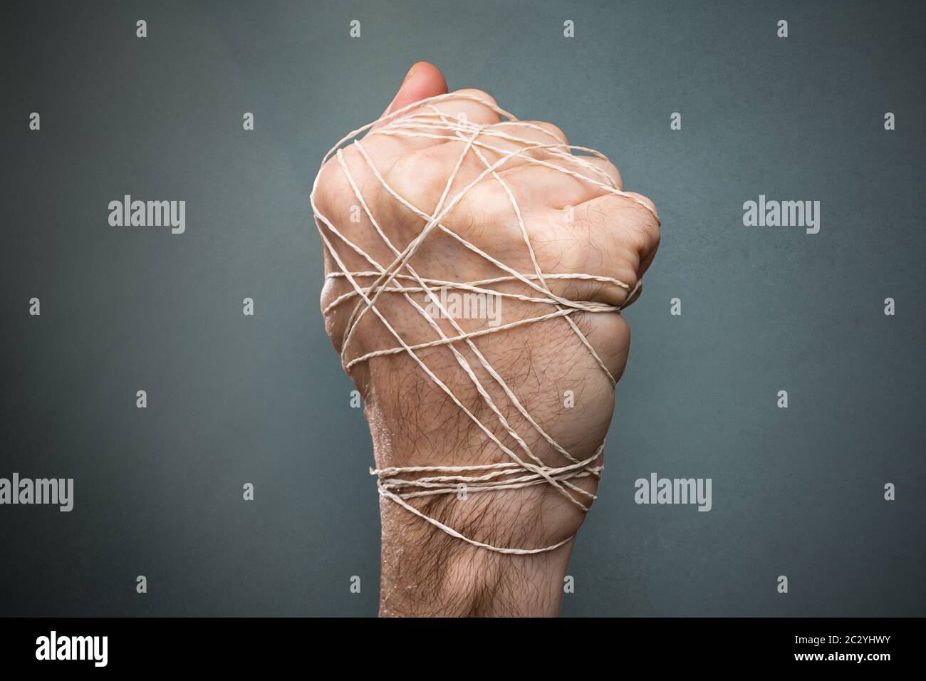 Tied with wire hi-res stock photography and images - Alamy