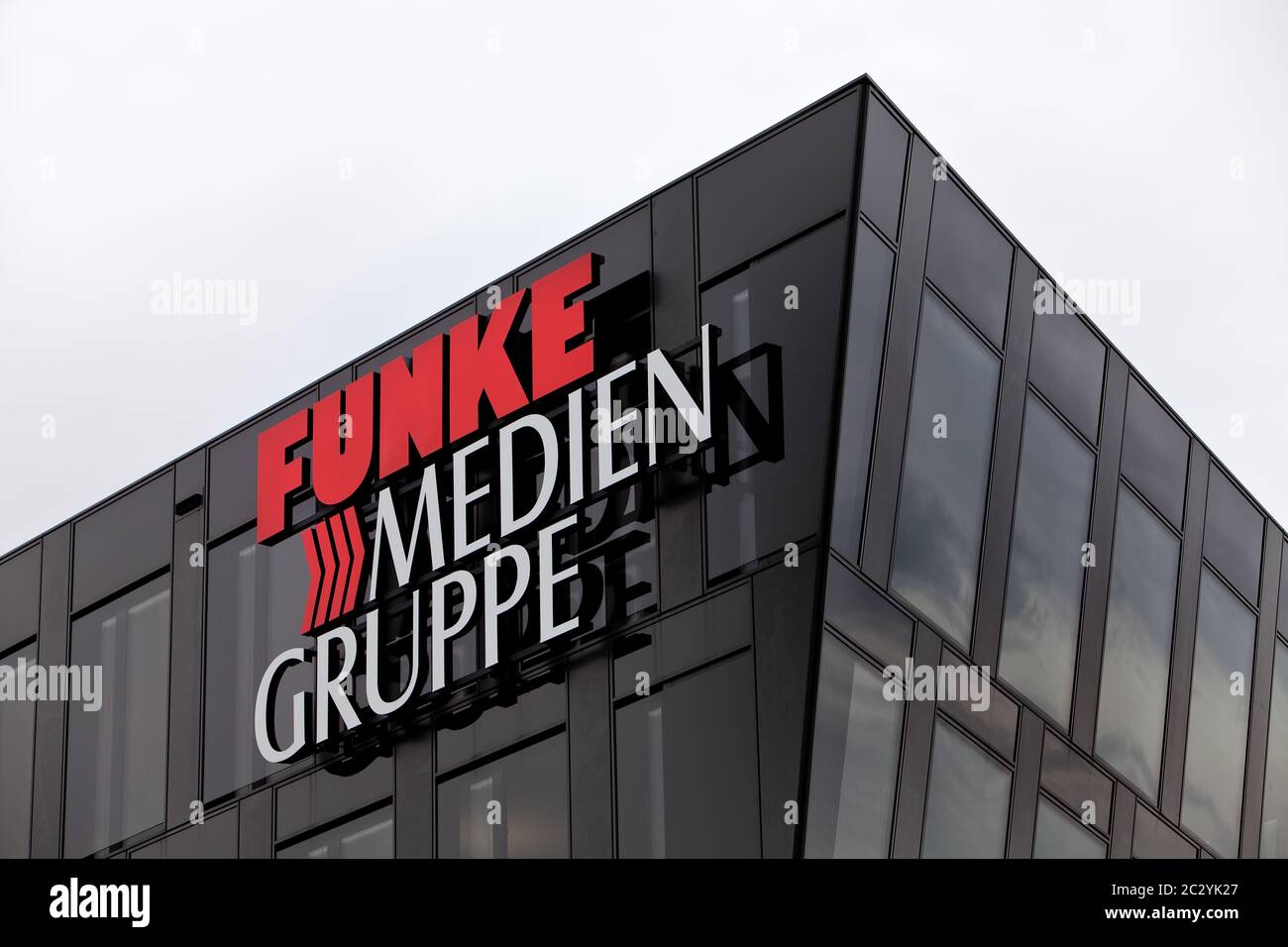 Funke Mediengruppe, headquarter, Essen, Ruhr Area, North Rhine ...