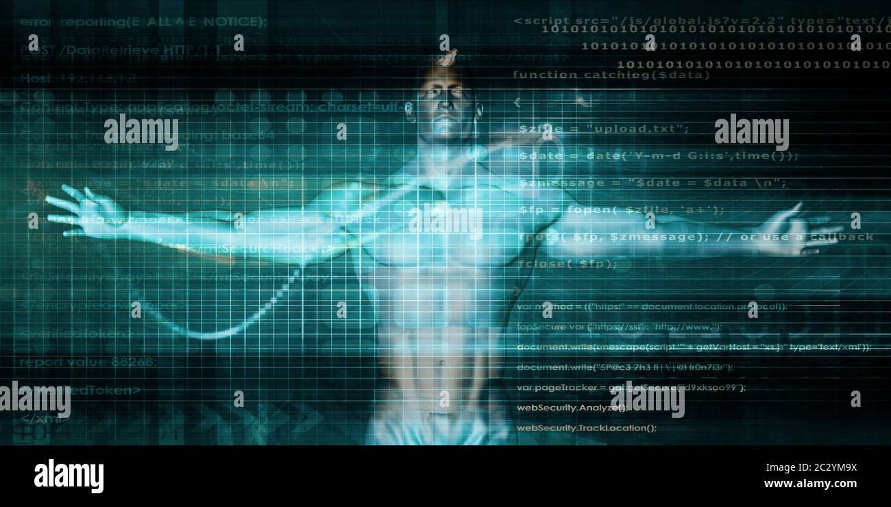 Healthcare Technology and Ethics as a Background Stock Photo - Alamy