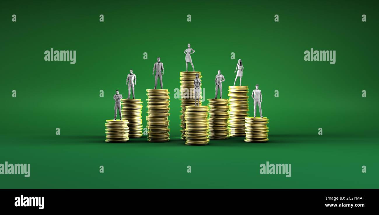 Workplace Diversity with Equal Opportunity for Promotion Stock Photo ...