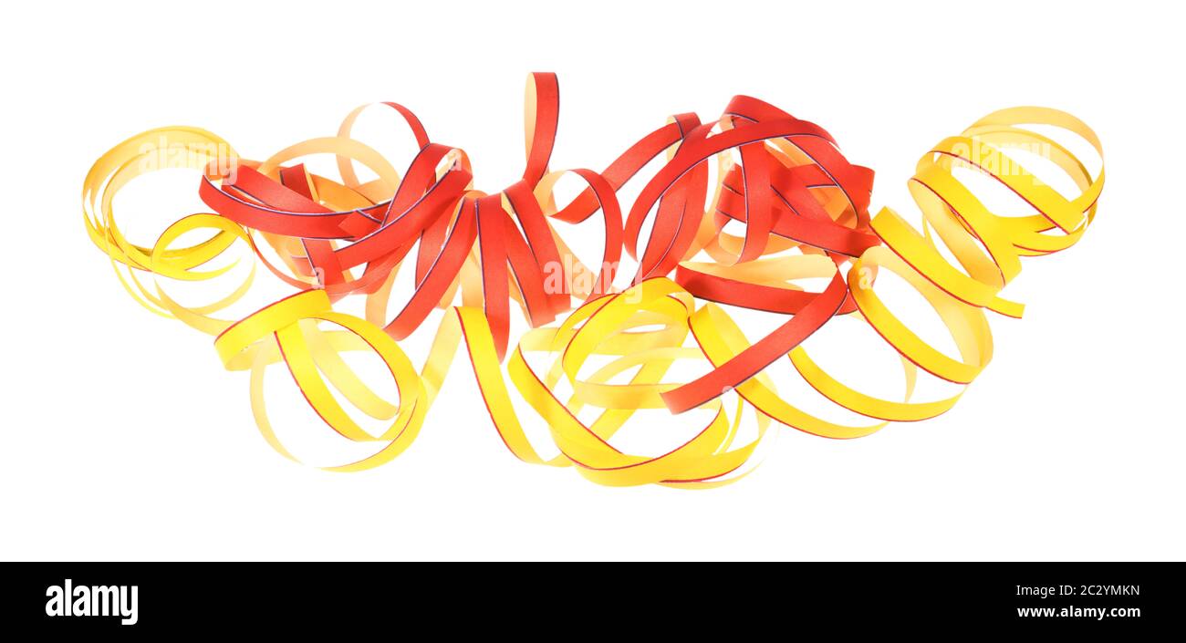 Yellow streamer hi-res stock photography and images - Alamy