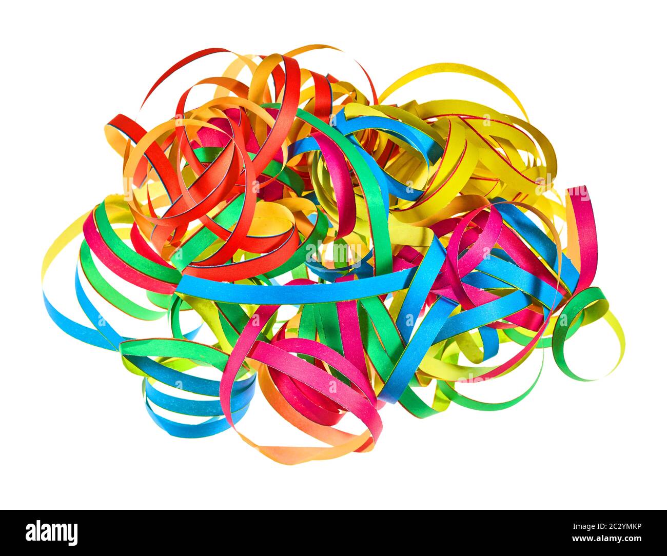 Pink streamer Cut Out Stock Images & Pictures - Alamy