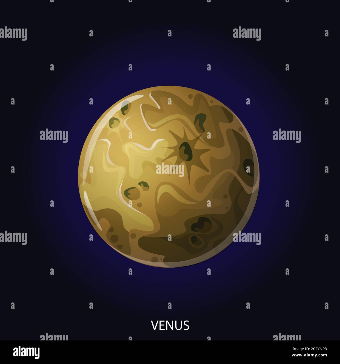 Cartoon Planet Venus