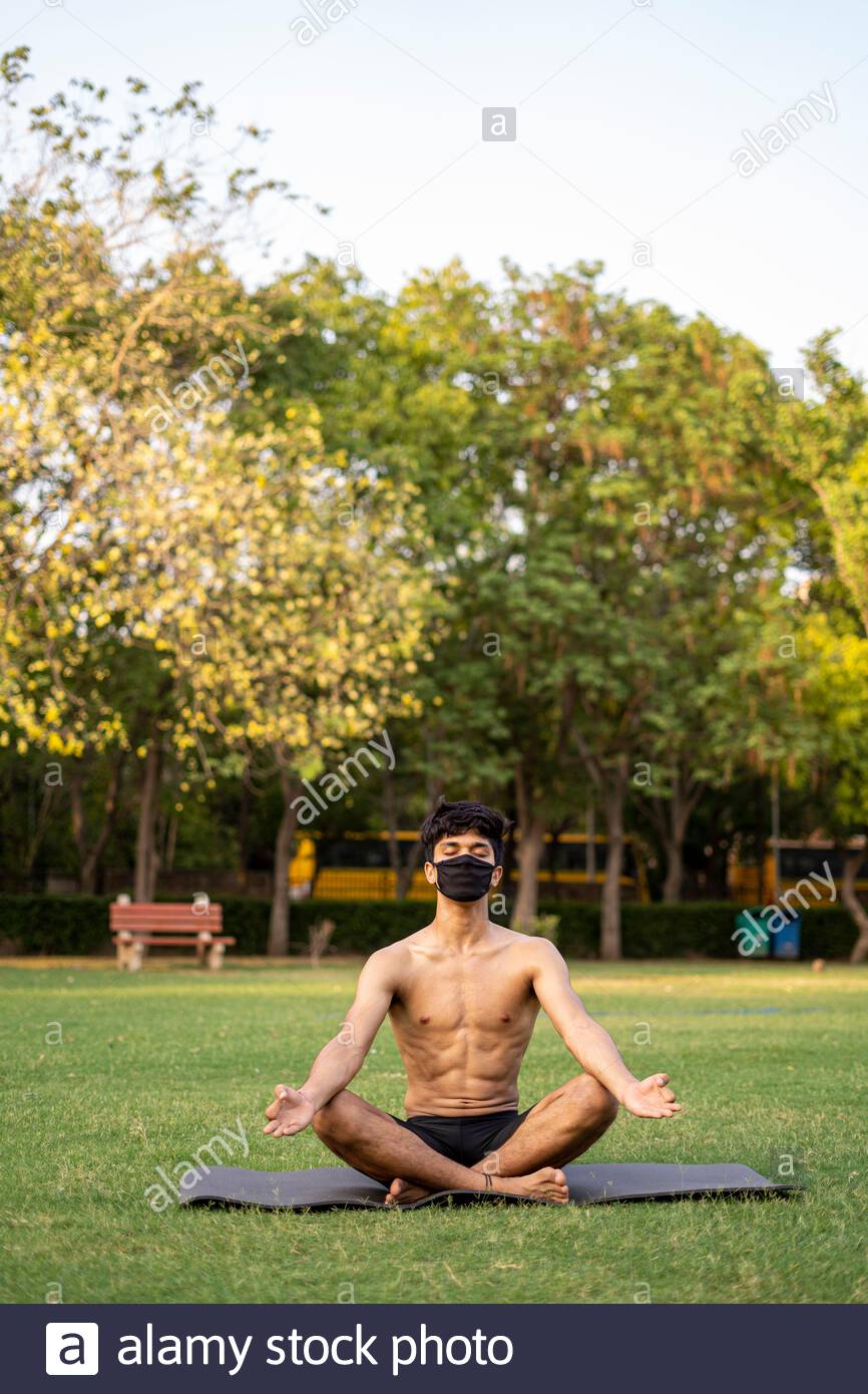 Boy Young Yoga High Resolution Stock Photography and Images - Alamy