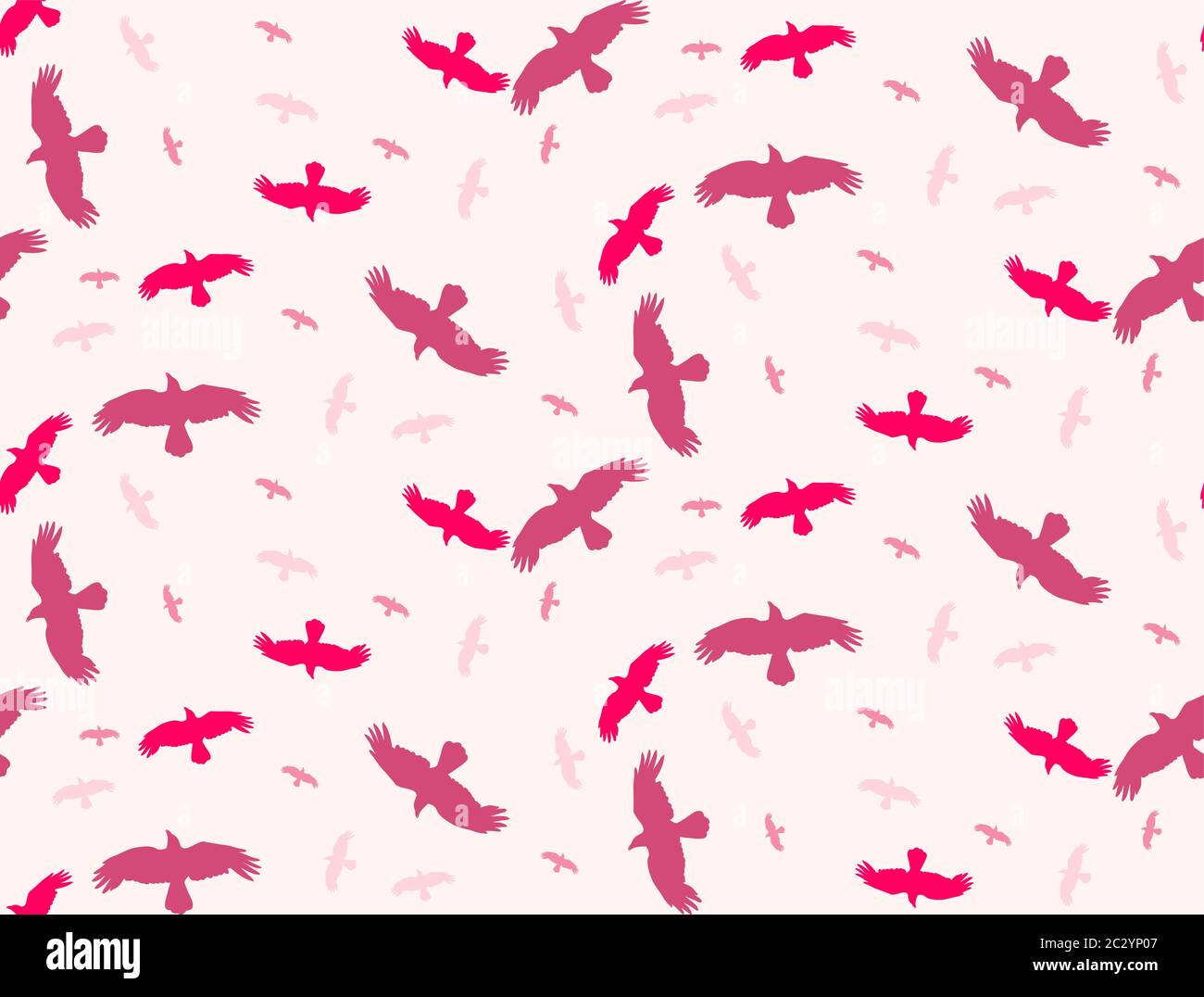 seamless bird silhouette background Stock Vector Image & Art - Alamy