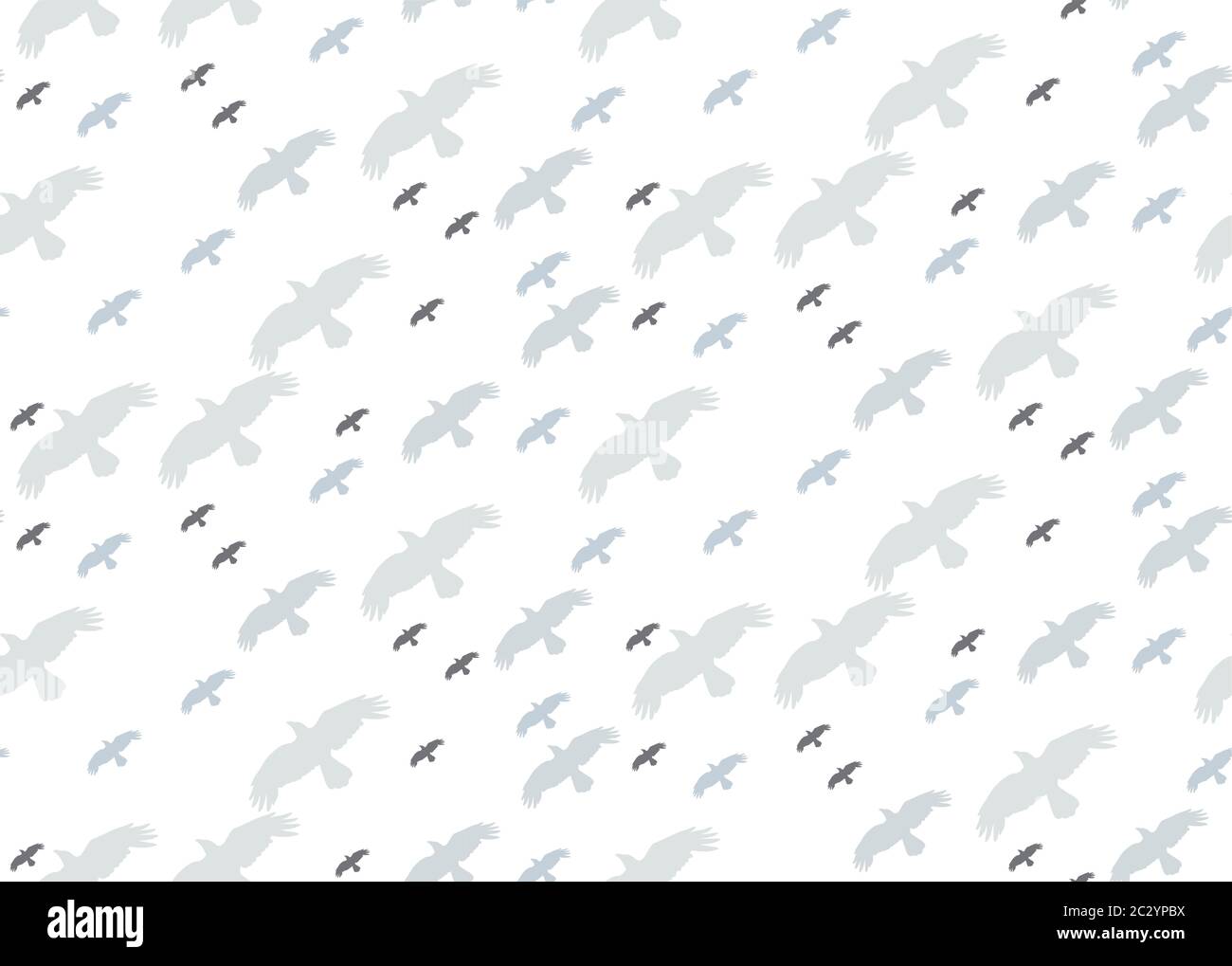 seamless background with flying birds Stock Vector Image & Art - Alamy