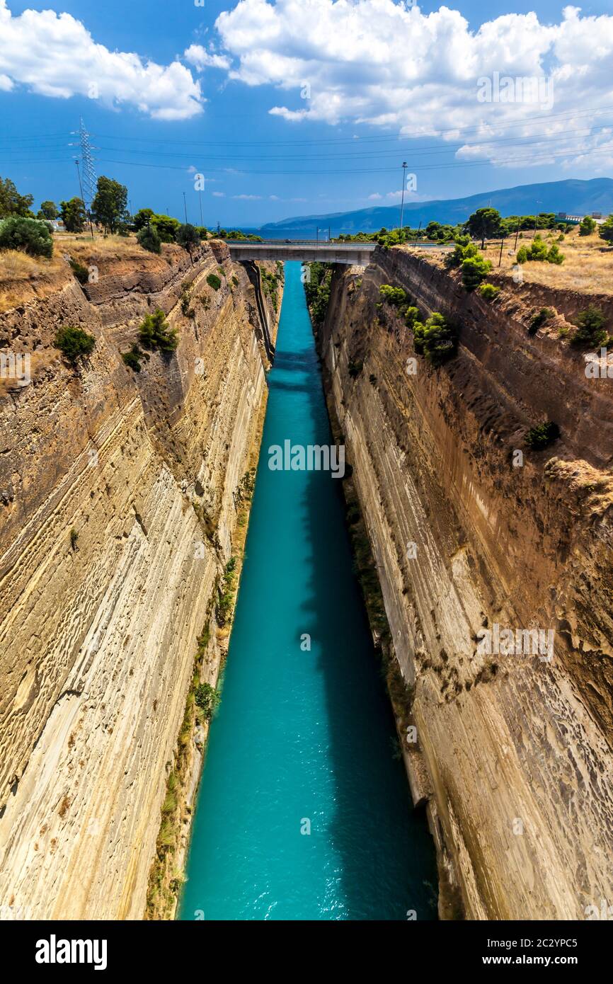 Corinth canal hi-res stock photography and images - Alamy