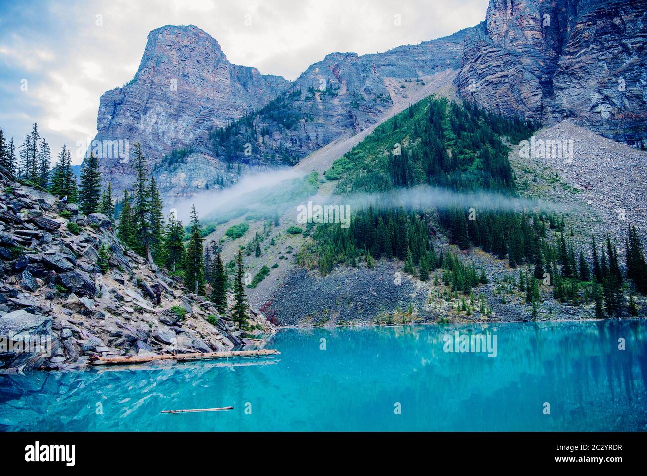 Scenic mountainous landscape of Banff National Park, Banff, Alberta ...