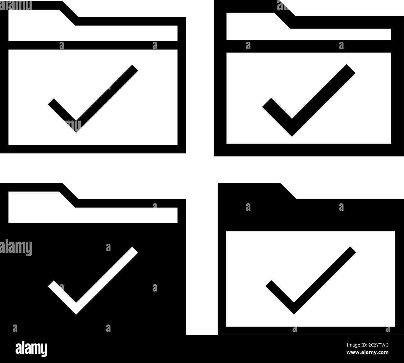 Computer Folder Icon, File Folder System Vector Art Illustration Stock ...