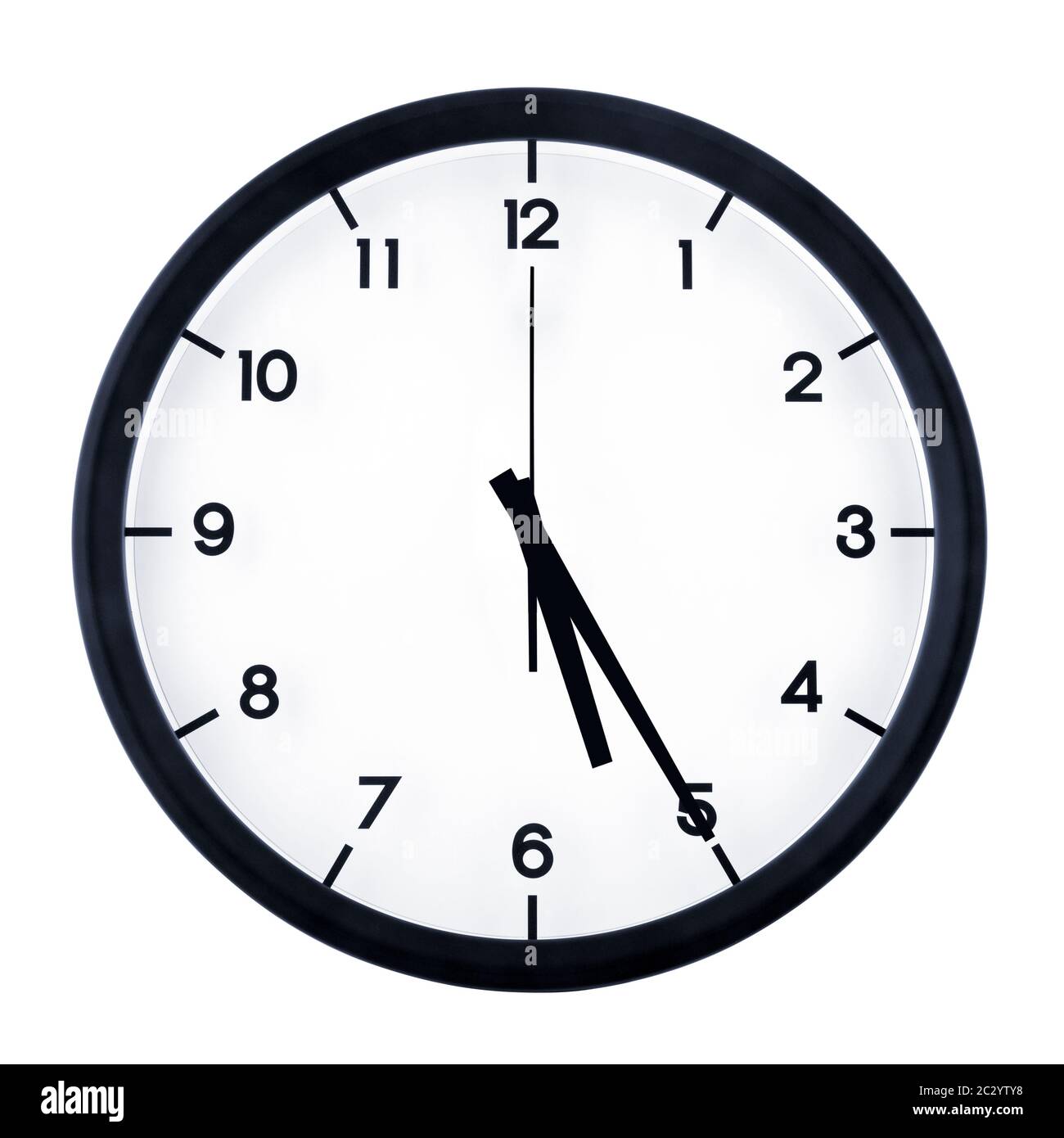 Time twenty past five Cut Out Stock Images & Pictures - Alamy