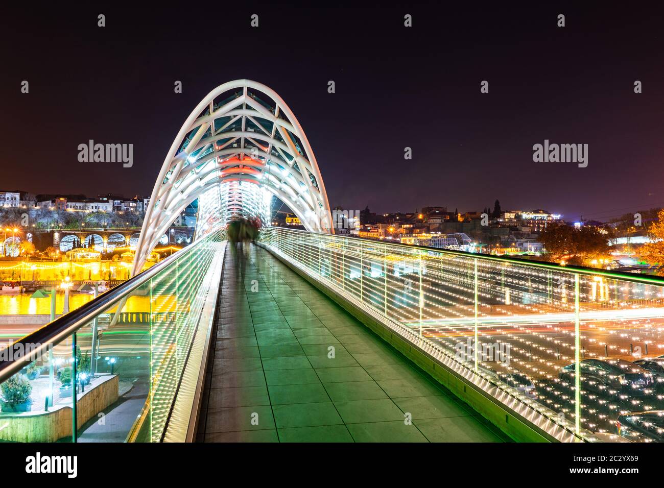 Tbilisi architecture bridge city downtown hi-res stock photography and ...