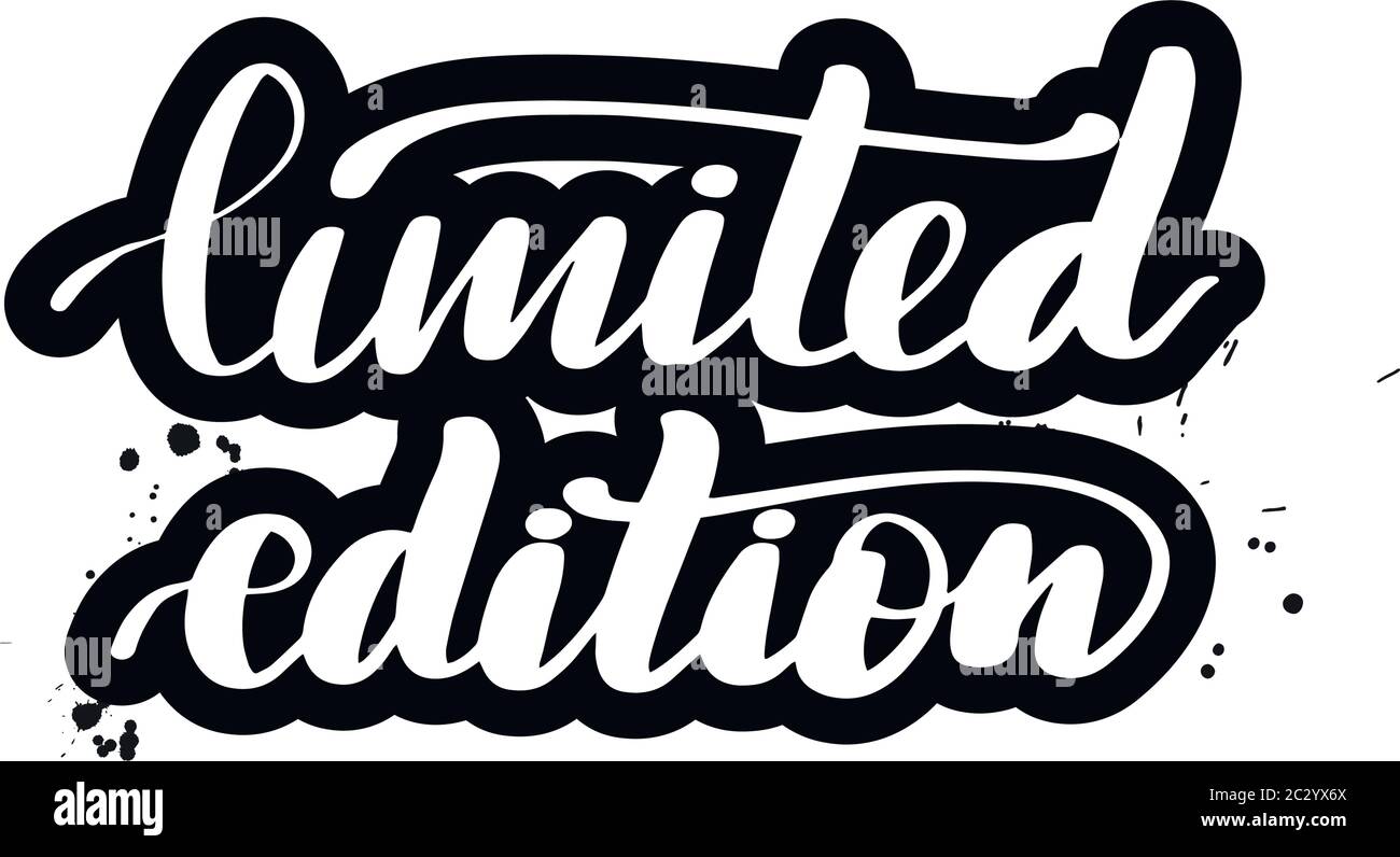 Limited edition word Stock Vector Images - Alamy