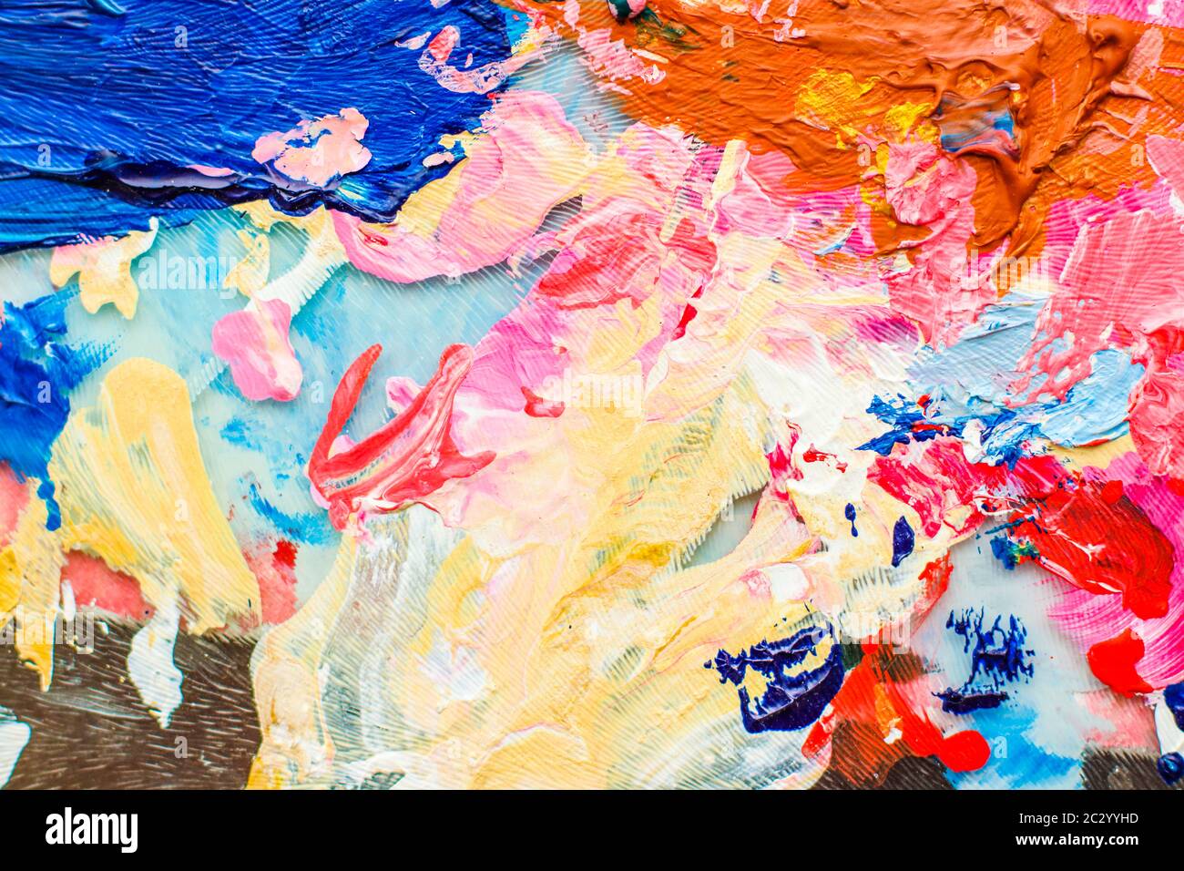 Painterly brush strokes oil paint hi-res stock photography and images ...