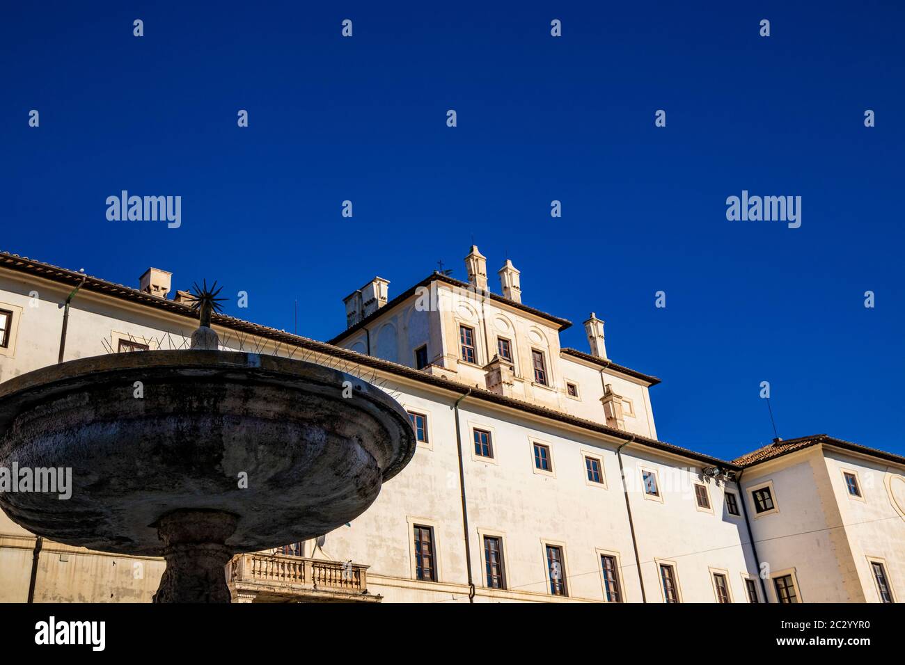 the baroque Chigi palace in the historic Piazza di Corte by Gian ...