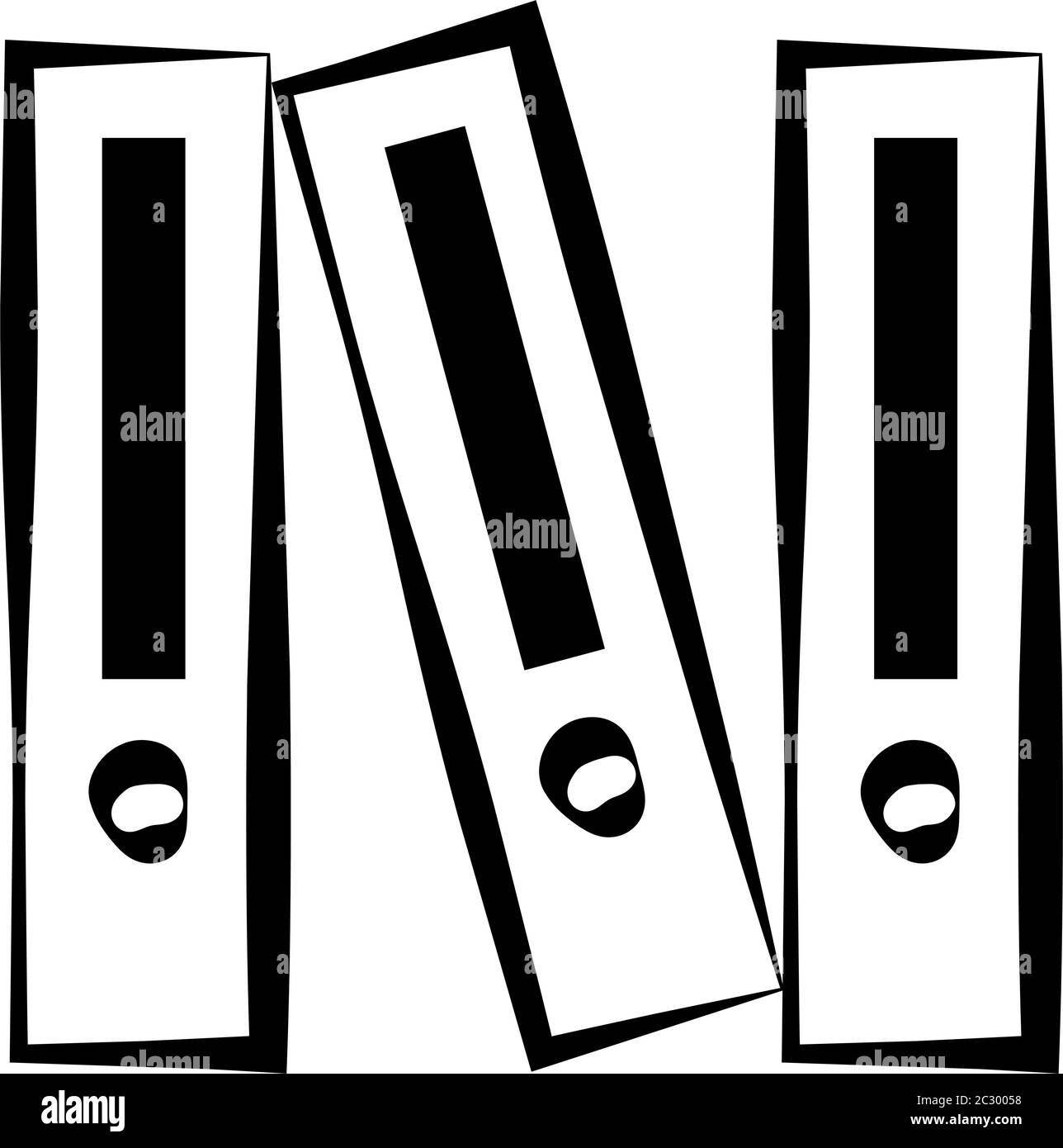 Box File Icon, Office File Vector Art Illustration Stock Vector Image ...