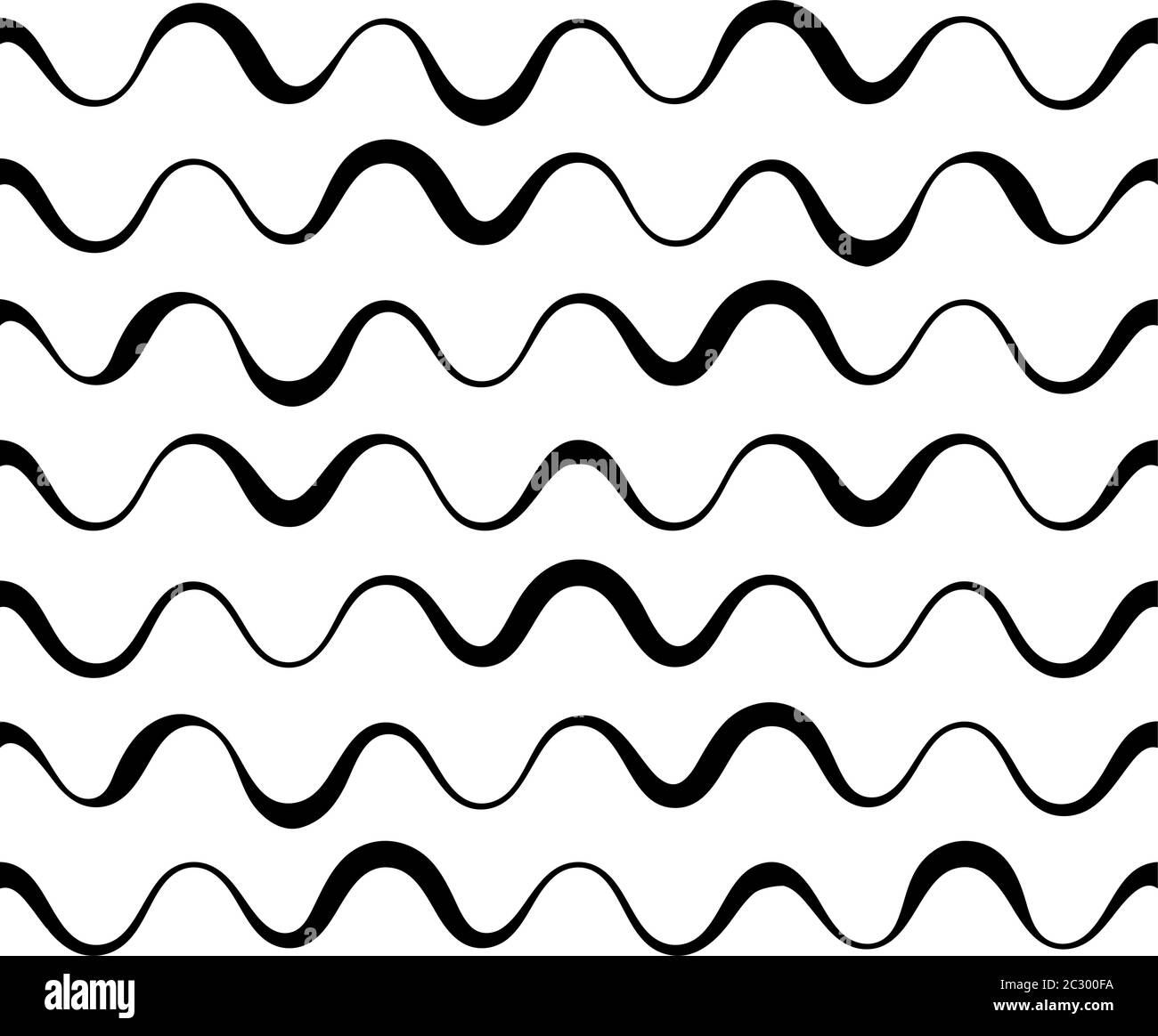 Water Wave Icon, Water Wave Sign Vector Art Illustration Stock Vector ...