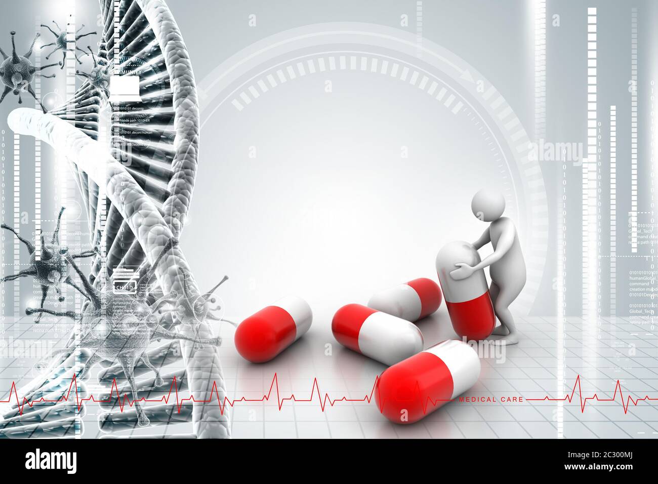 People with pills in color background Stock Photo - Alamy